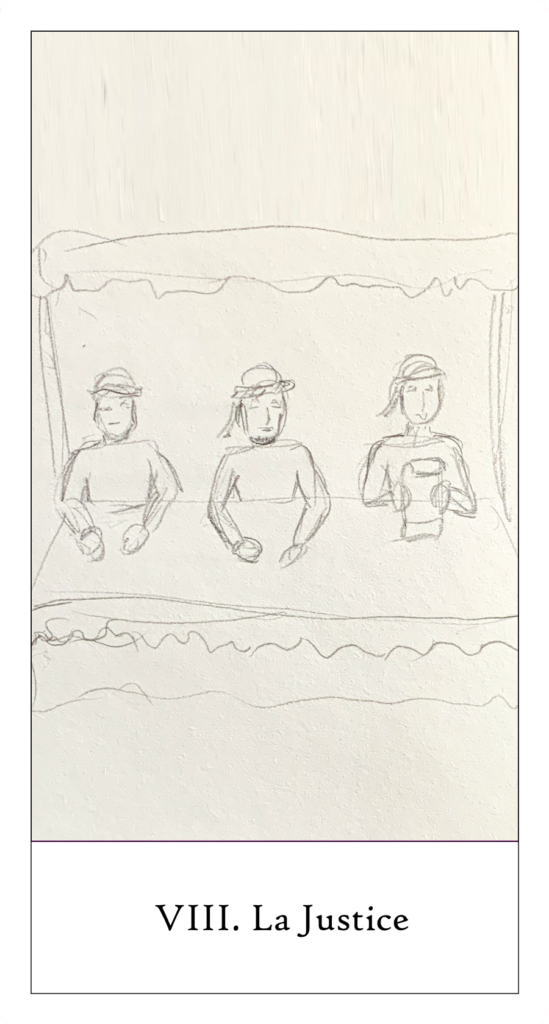 VIII. La Justice – Tarot de La Fère